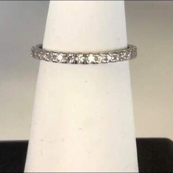 Sterling silver ring | Jewelry | Sterling Silver Round Cz Eternity ...